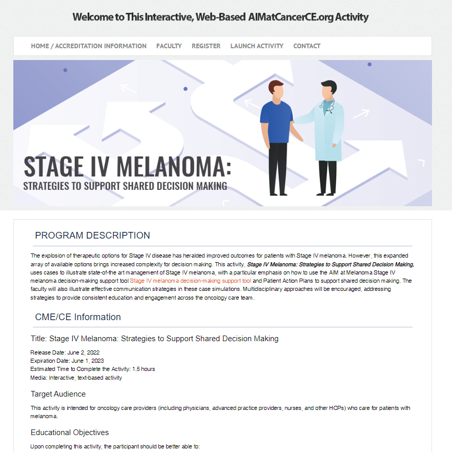 Education - The Melanoma Nursing Initiative